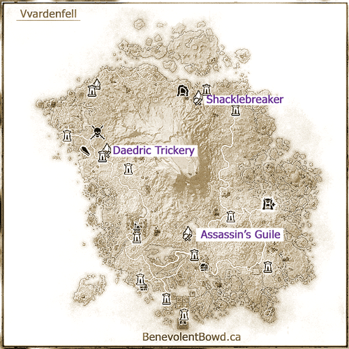 ESO Craft Sets Map Compendium - BenevolentBowd.ca
