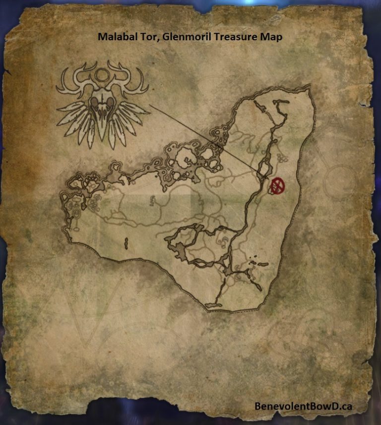ESO Glenmoril Wyrd Treasure Maps Collection - BenevolentBowd.ca