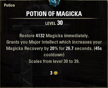 Alchemy Writs 101: Potion of Magicka - BenevolentBowd.ca
