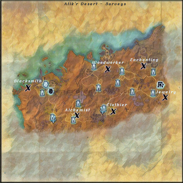 ESO Survey Map Guide - BenevolentBowd.ca