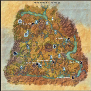 ESO Survey Map Guide - BenevolentBowd.ca