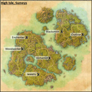 ESO Survey Map Guide - BenevolentBowd.ca