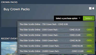 ESO Crown Sale (End of Year 2022) - Updated - BenevolentBowd.ca