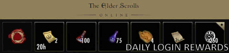 ESO Chronicle of Daily Login Rewards - BenevolentBowd.ca